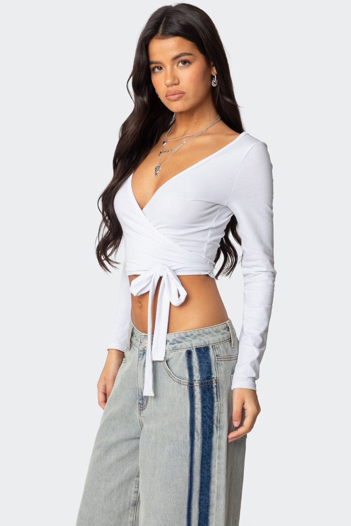 Aila Wrap Top - edikted - Women's Clothing Online